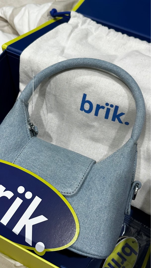 BRIK petite chroma in washed denim, Women's Fashion, Bags & Wallets ...