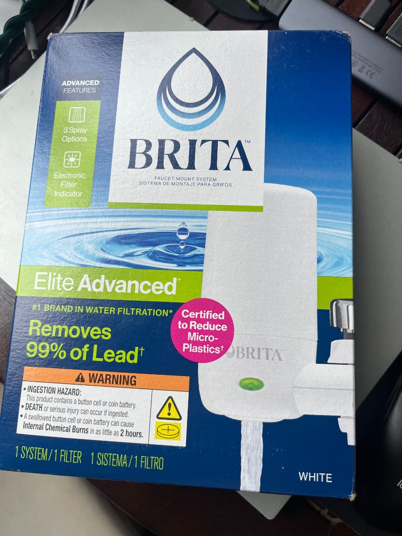 Brita Elite Advanced Faucet Mount Water Filter, TV & Home Appliances ...