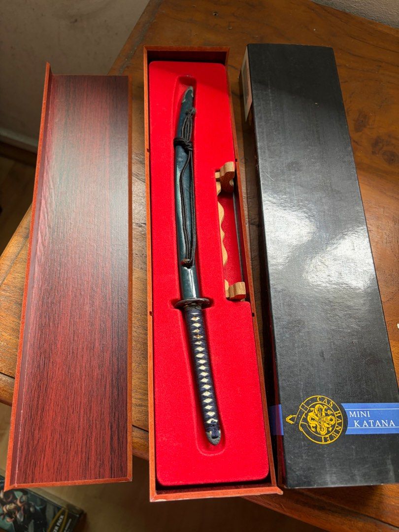 CAS HANWEI Mini Katana Sword with Box, Hobbies & Toys, Art & Prints on ...