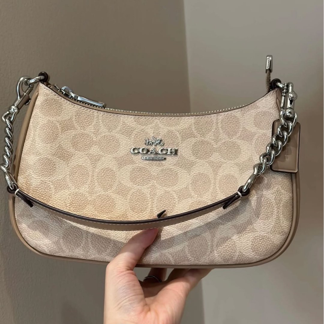 Coach Teri Shoulder Bag, Luxury, Bags & Wallets on Carousell