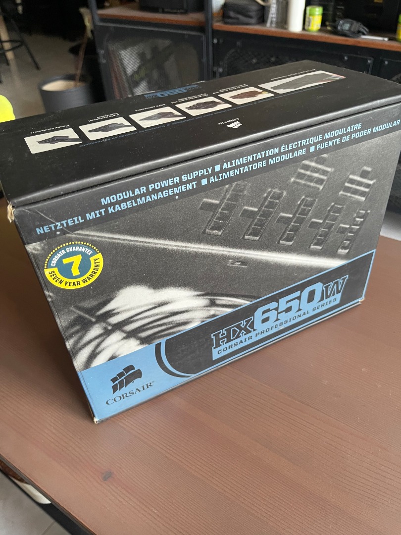 Corsair HX650W Modular Power Supply, Computers & Tech, Parts ...