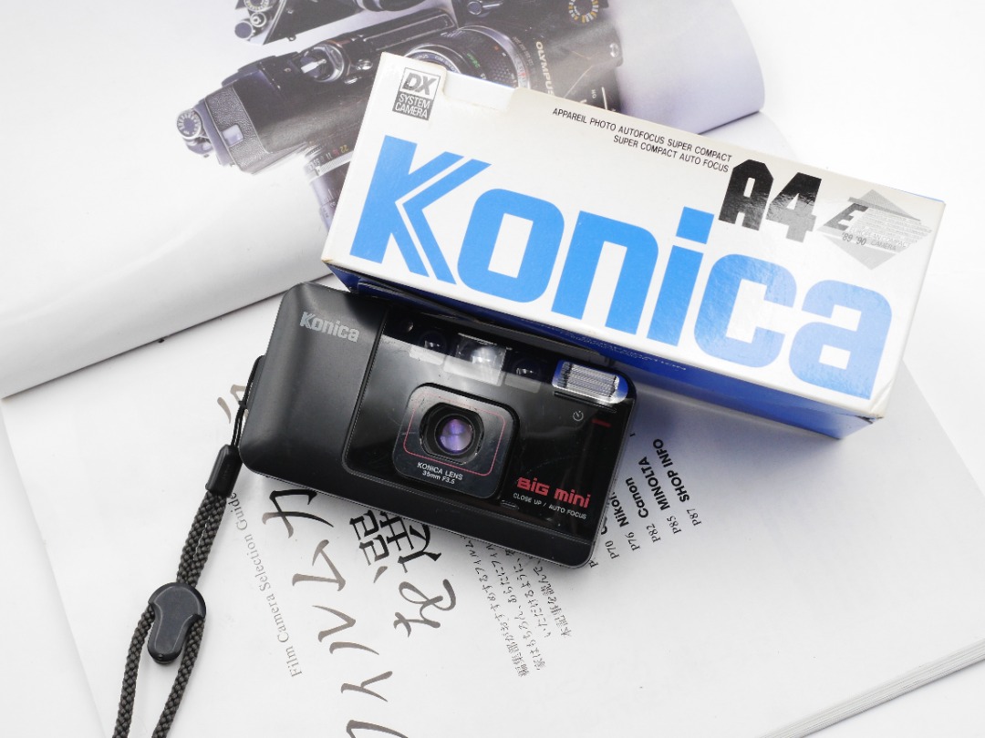 [FILM TESTED] Konica A4 Big Mini 35mm F3.5 Film Compact Camera with Box ...