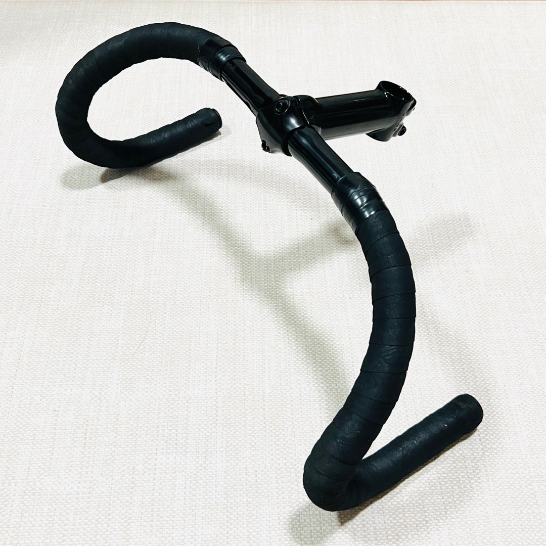 Fixie Fixed Gear Drop Bar And Stem (Black), Sports Equipment, Bicycles ...