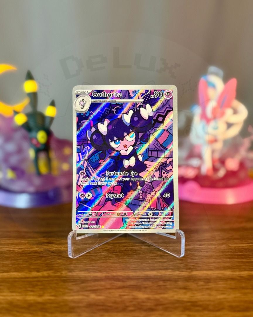 Gothorita (125/086) Illustration Rare IR Holo NM | White Flare EN [WHT] | Pokemon TCG | DeluxTCG ...