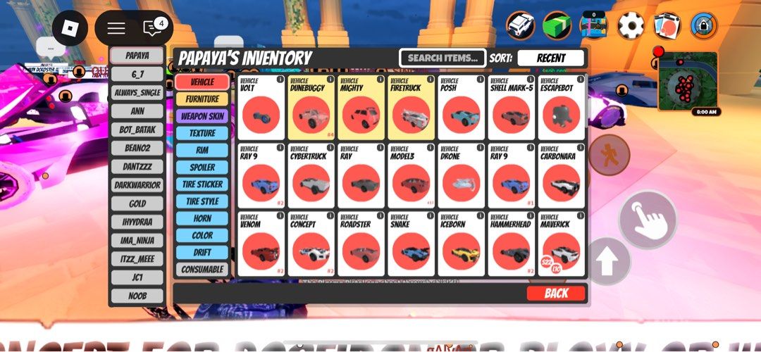 Jailbreak Vehicle Inventory, Video Gaming, Video Game Consoles, Others ...