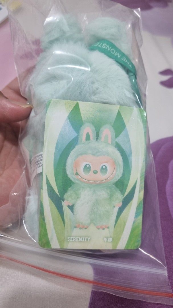 Labubu V3 - Mint Green, Hobbies & Toys, Toys & Games on Carousell