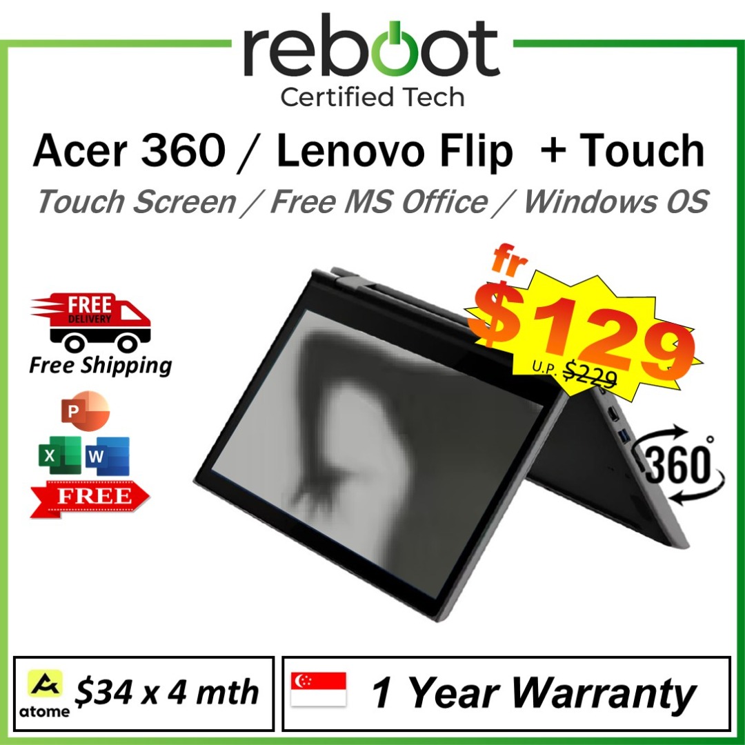 Lenovo 360 Flip Laptop - Acer 360 Flip Laptop Available - Able to Flip ...