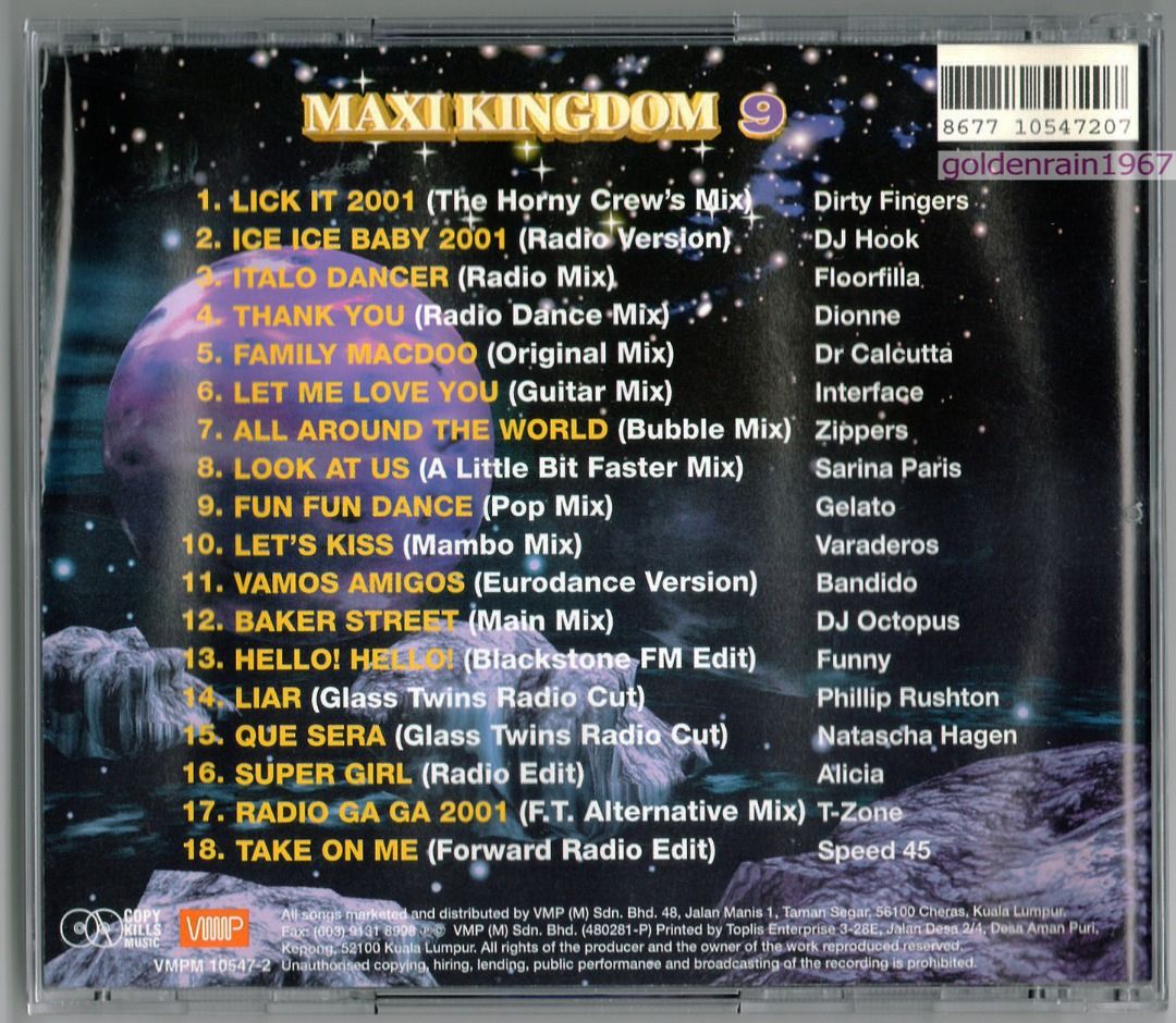 MAXI KINGDOM 9 - Lick It / Ice Ice Baby / Radio Ga Ga / Take on Me VMP ...