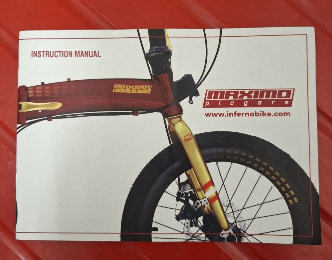 Maximo Piegare Cyclo 20" EX9 8.0 Folding Bike, Sports Equipment ...