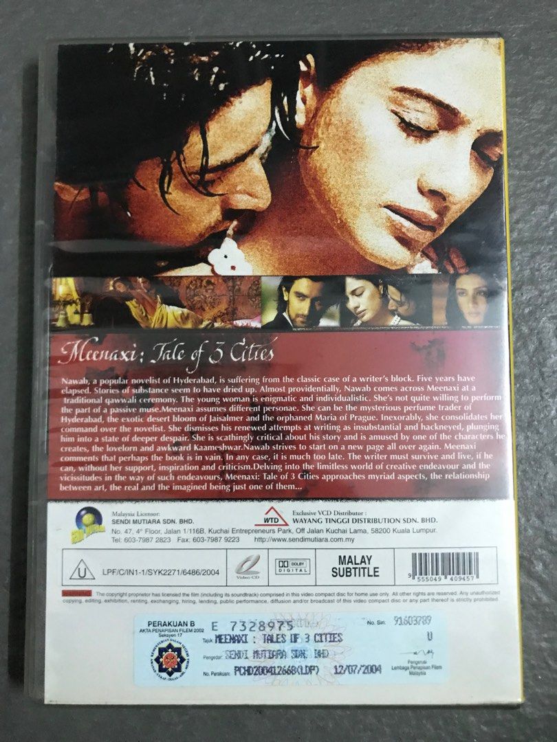 Meenaxi: Tale of 5 Cities Vcd, Hobbies & Toys, Music & Media, CDs ...