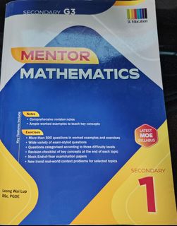 Mastering Mathematics Secondary 1 Textbook, Hobbies & Toys, Books ...