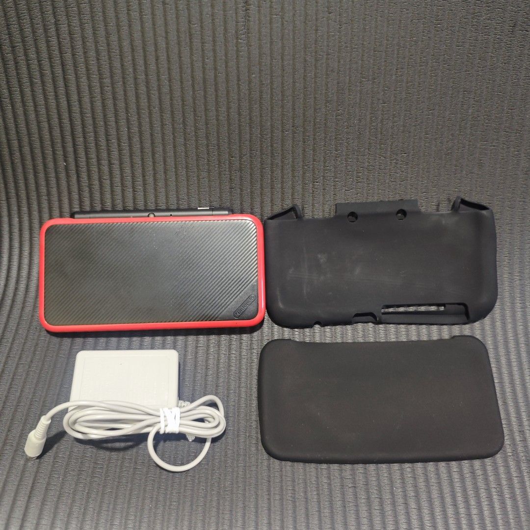 New 2DS XL Black Red 64Gb Cfw (Full of Games), Video Gaming, Video Game ...