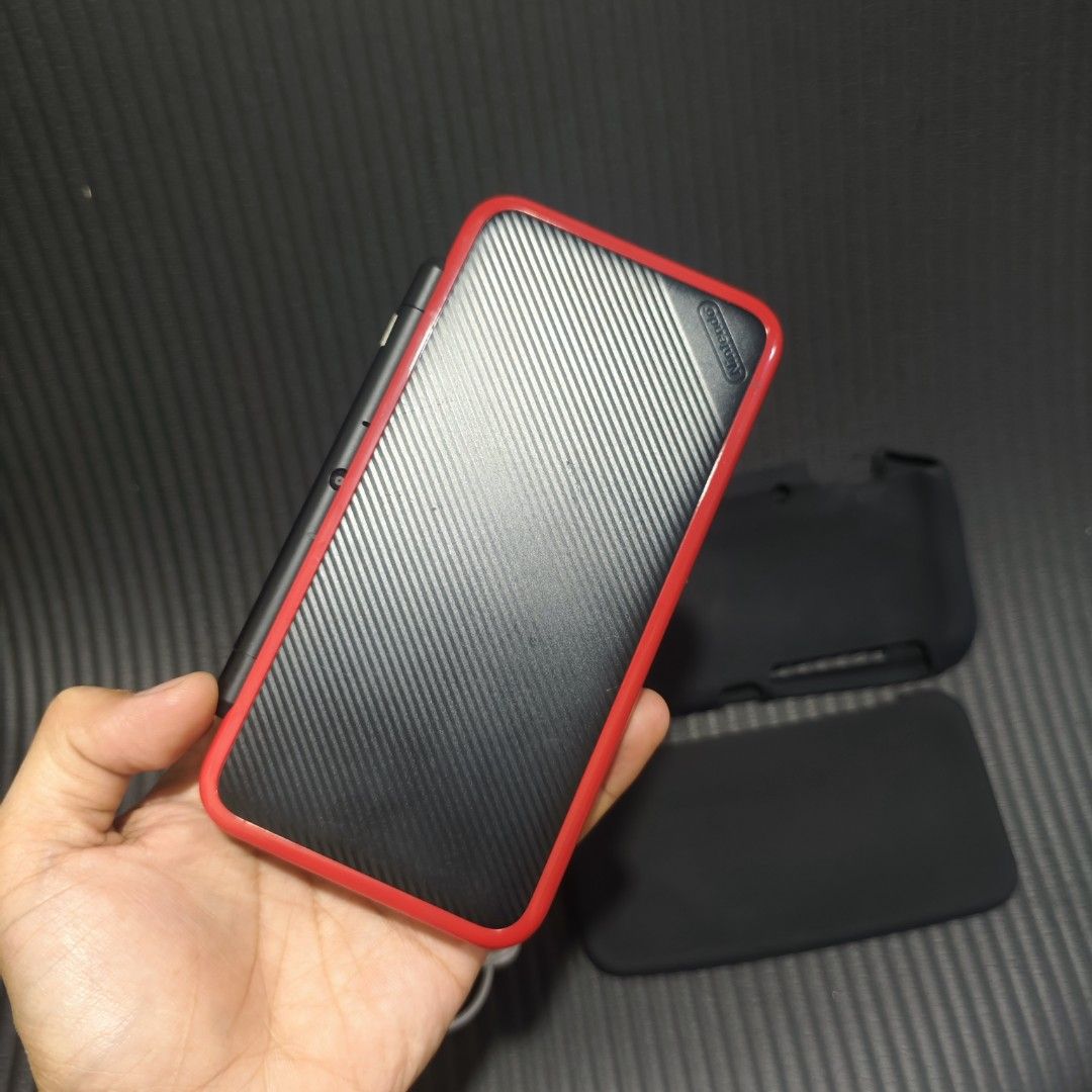 New 2DS XL Black Red 64Gb Cfw (Full of Games), Video Gaming, Video Game ...