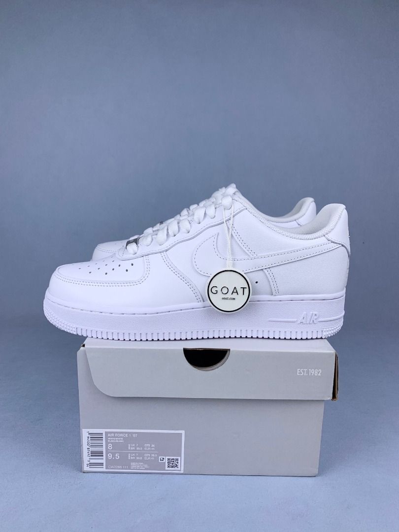 NIKE Air Force 1 Low '07系列低幫休閑鞋 純白 CW2288-111/DD8959-100 男女款, 男裝, 鞋, 波鞋 ...