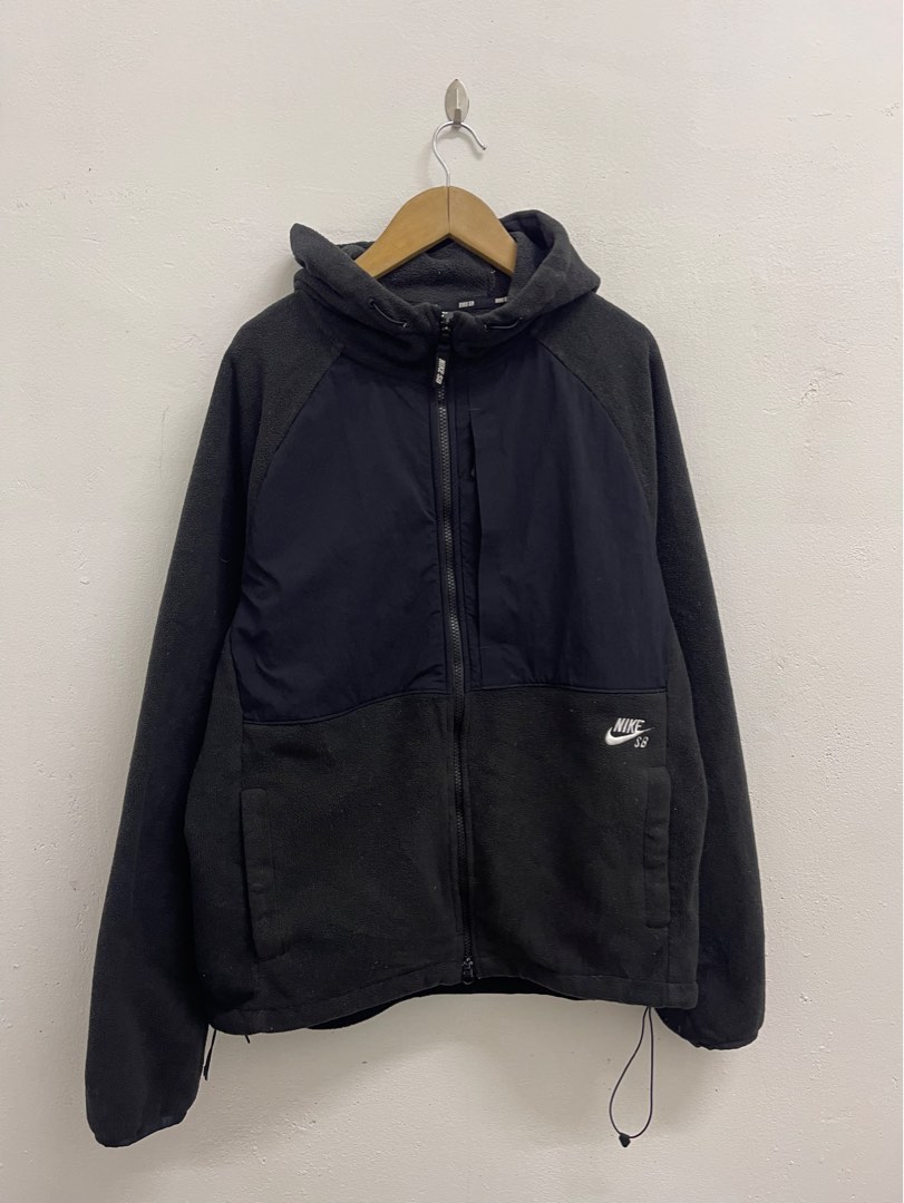 Nike SB hybrid fleece hooded jacket, Men's Fashion, Coats, Jackets and ...