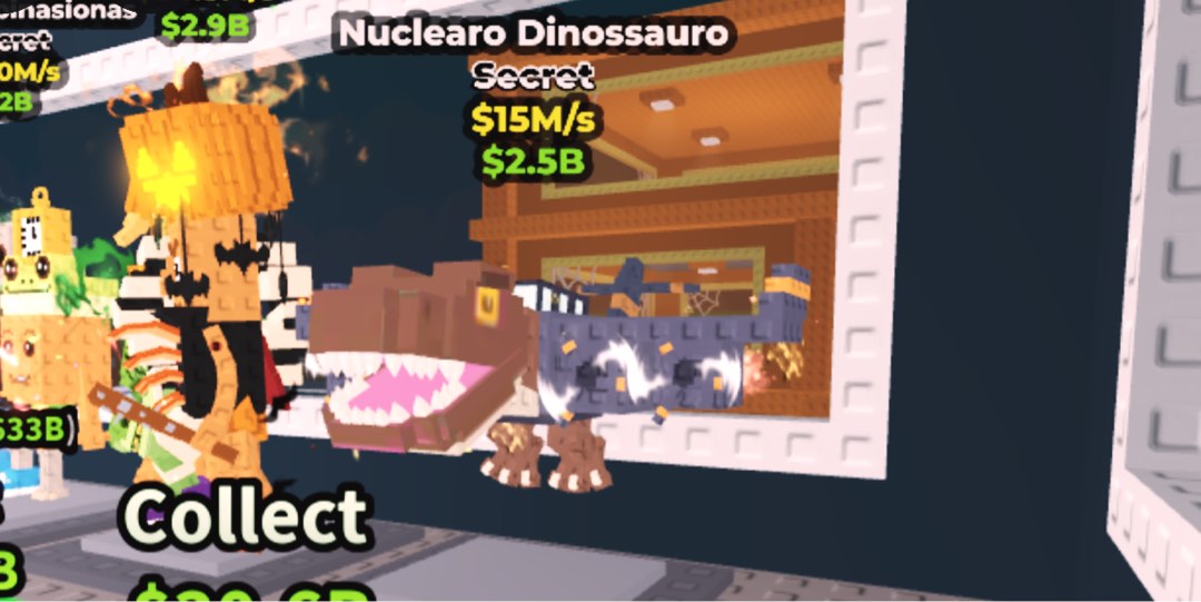 NUCLEARO DINOSAURO STEAL A BRAINROT, Video Gaming, Gaming Accessories ...