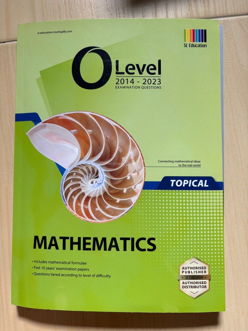 O Level Mathematics Topical 2014-2023, Hobbies & Toys, Books ...