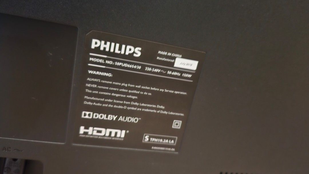 Philips TV Model 50PUH6416/74, 家庭電器, 電視 & 其他娛樂, 電視 - Carousell