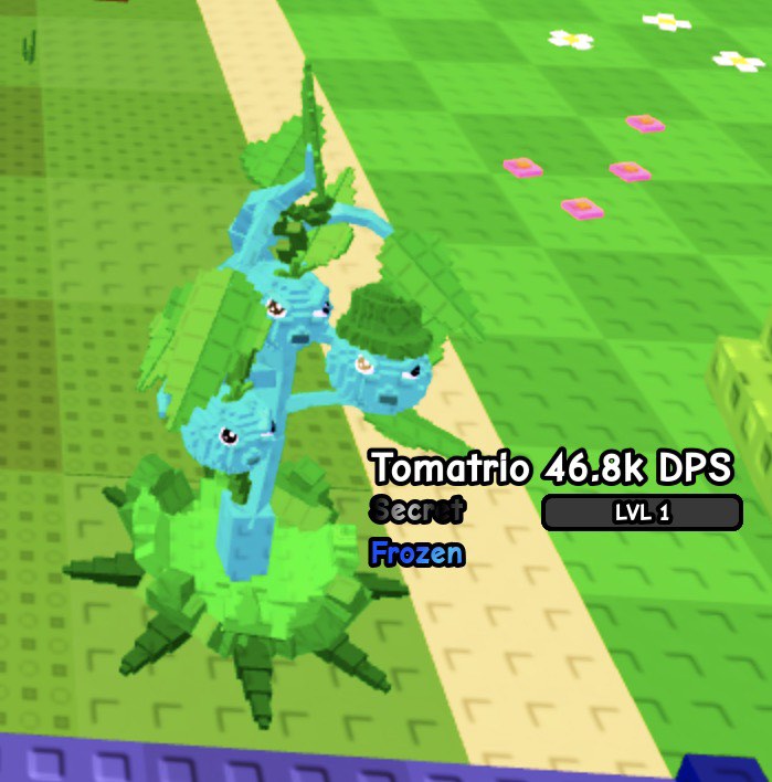 Plant vs Brainrot - Frozen Tomatrio 46.8K DPS ( BASE STATS ), Video ...