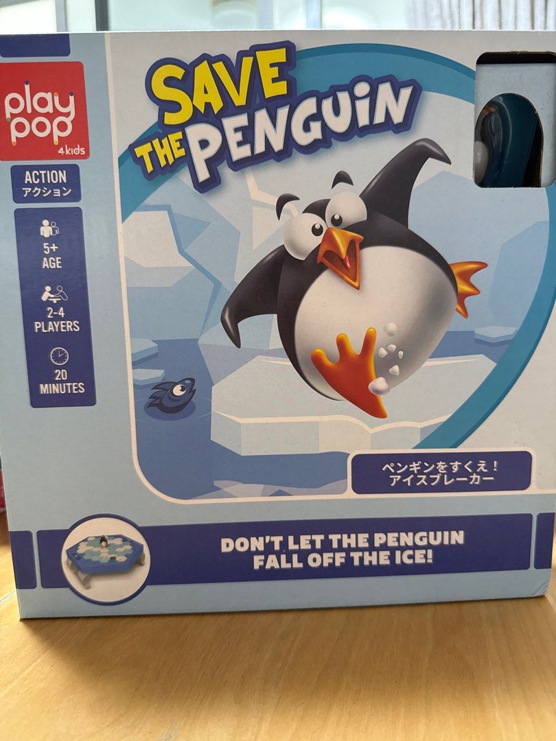 Play Pop Save the Penguin Board Game, Hobbies & Toys, Toys & Games on ...