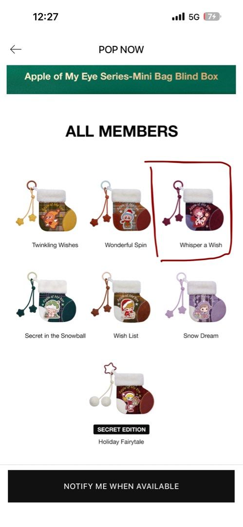 POP MART Apple of My Eye Series Mini Bag Blind Box, Hobbies & Toys ...