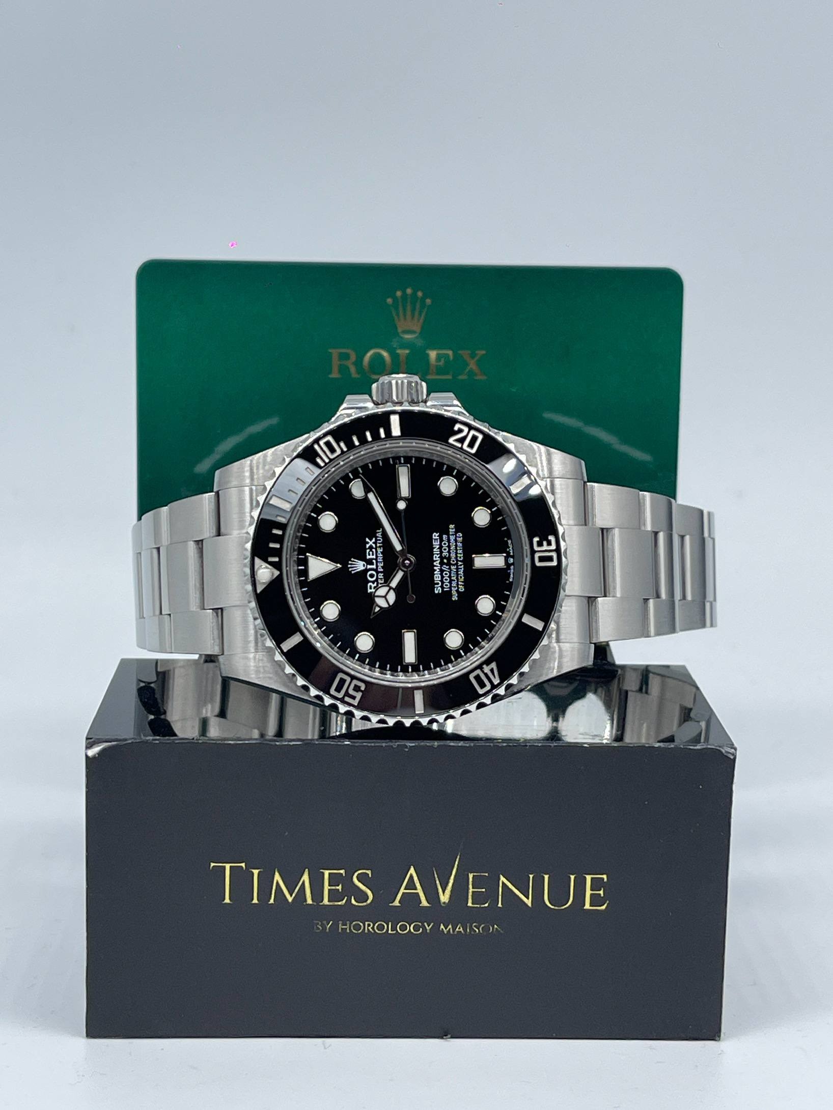 Preowned 2024 Feb Rolex Submariner No Date 41mm Stainless Steel 124060 ...
