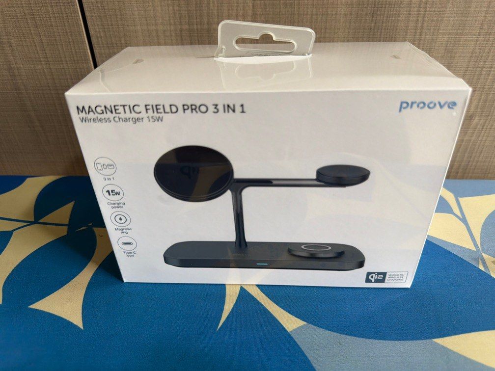 Proove Magnetic Field Pro 3-in-1 Wireless Charger, Mobile Phones ...