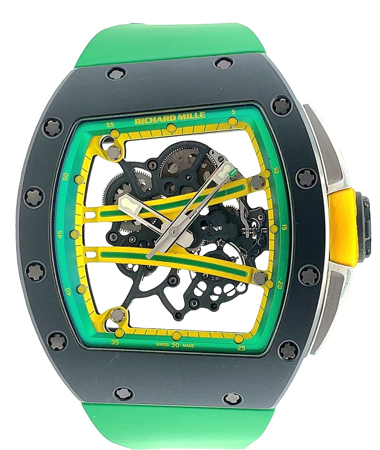 Richard Mille ‘Yohan Blake’ Skeletonized Black TZP Ceramic Case, RM61 ...