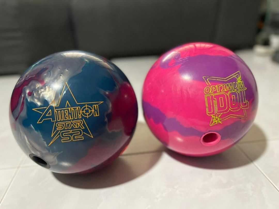 Roto Grip Attention Star & Optimum Idol Pearl (14lbs) - $220 Each / $400 Both, Sports Equipment ...