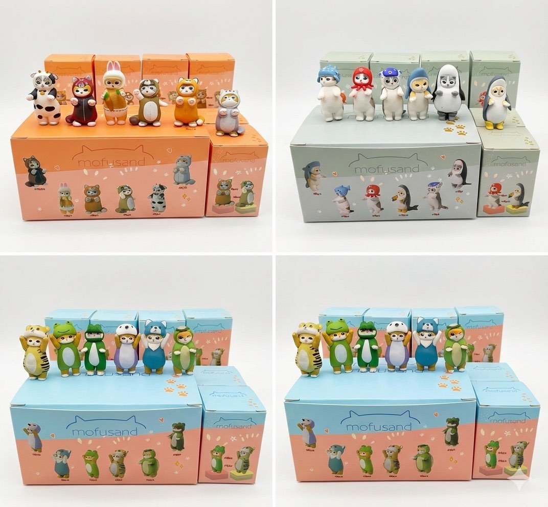 [SALES] Mofusand Figures Cute Mofusand Figures Animal Figures, Hobbies ...