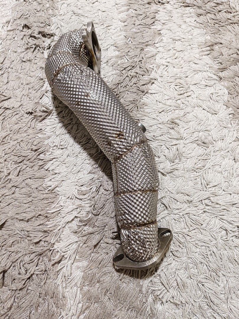 Secretflow Custom 3" Downpipe for EA111 Single-Charge, Car Accessories, Accessories on Carousell