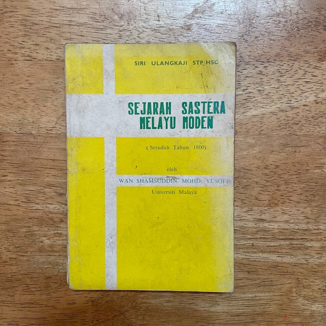Sejarah Sastera Melayu Moden (Sesudah Tahun 1800) - Wan Shamsuddin Mohd ...