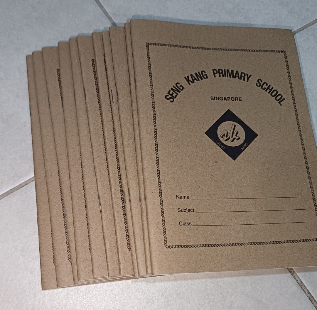 Seng Kang Primary School exercise book single lines and Writing Pads ...
