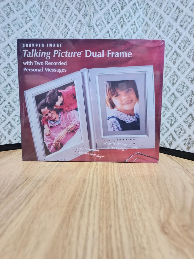 Sharper Image Talking Picture Dual Frame, Furniture & Home Living, Home ...