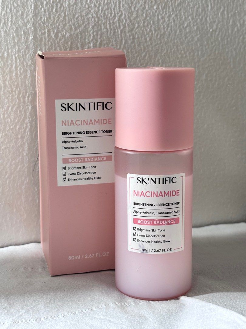 SKINTIFIC - Niacinamide Brightening Booster Essence Toner 80ml ...