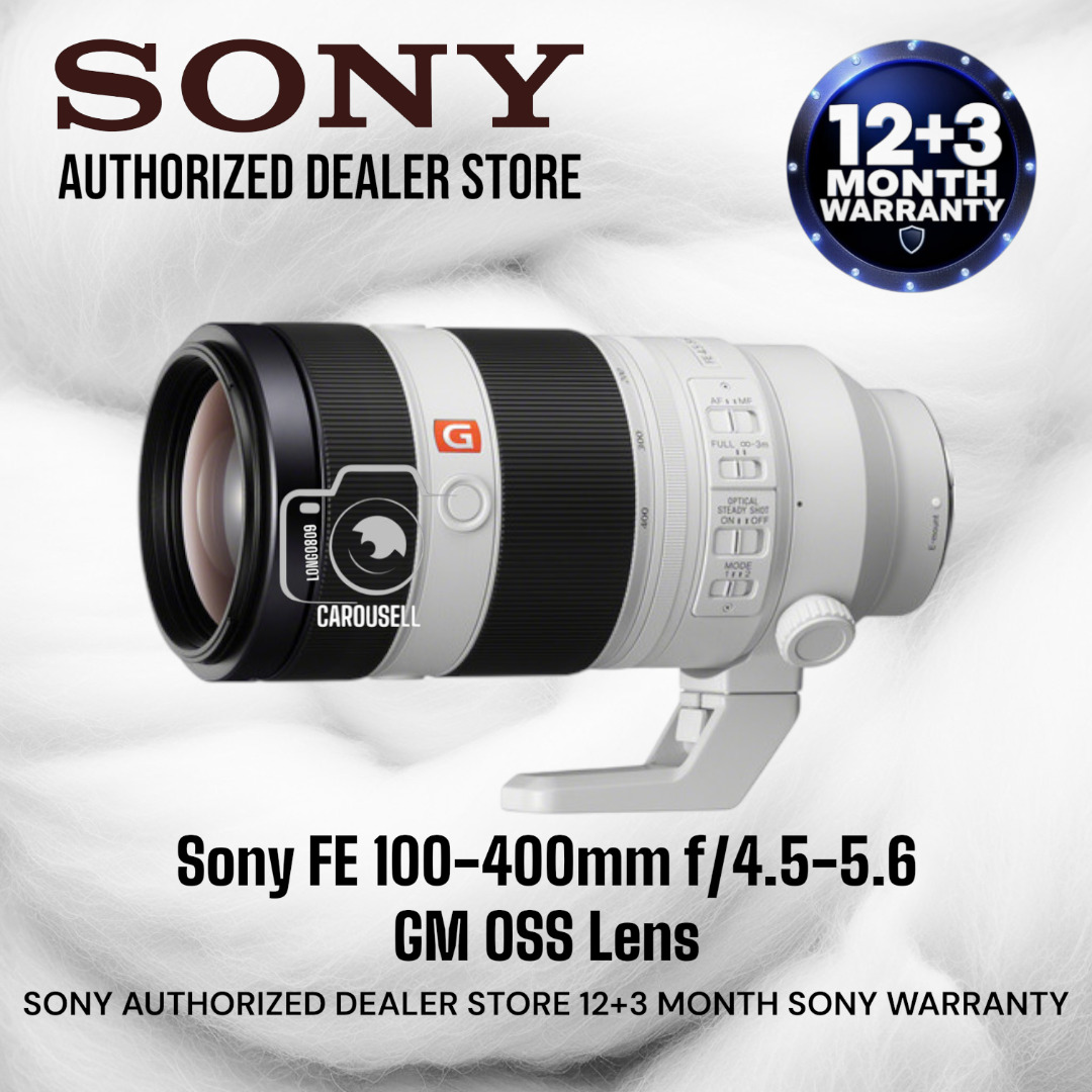 Sony FE 100-400mm f/4.5-5.6 GM OSS | Sony 100-400 | SONY | 100-400mm GM ...