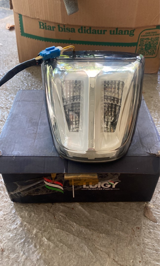 Stop Lamp LED Luigy Clear Vespa Matic, Motor di Carousell