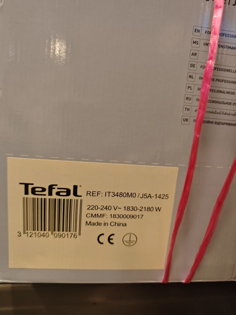 Tefal Garment Steamer Pro Style - IT3480M0 -Brand New, TV & Home ...