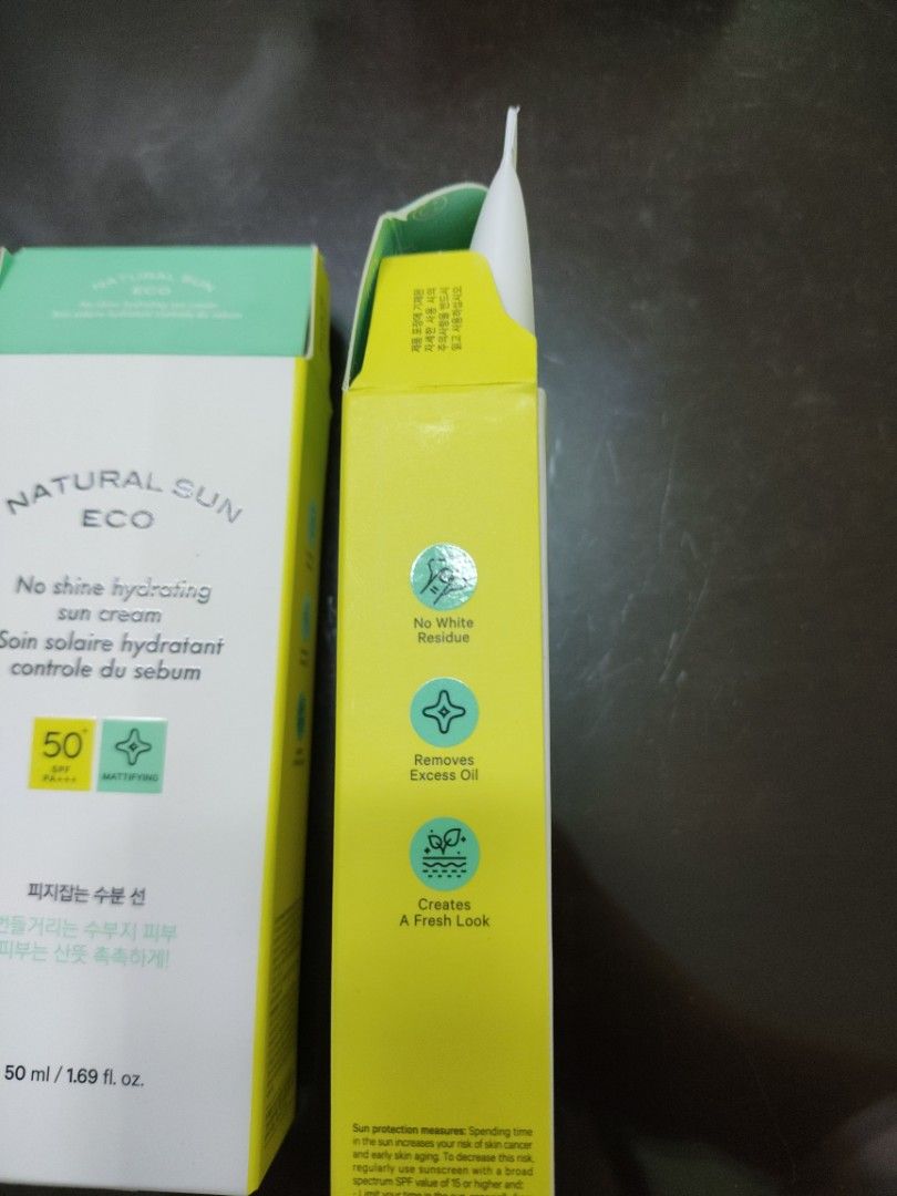 The Face Shop No Shine Sun Cream SPF50+ PA+++, Beauty & Personal Care, Face, Face Care Products ...