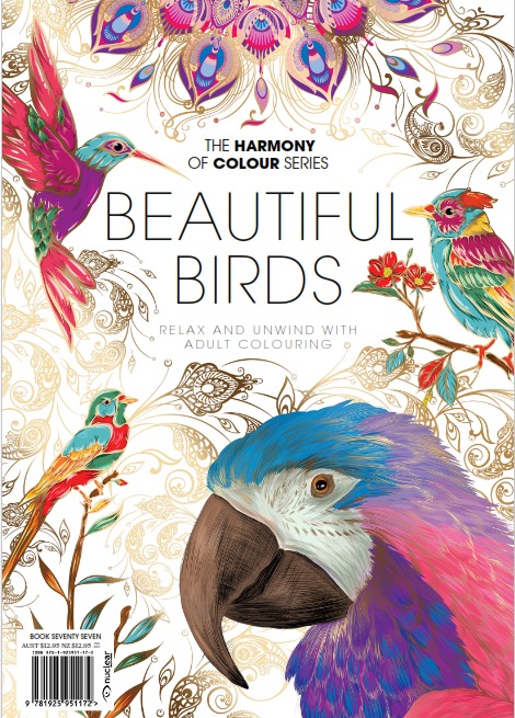 The Harmony of Colour Series Beatiful Birds Relax and Unwind with Adult ...