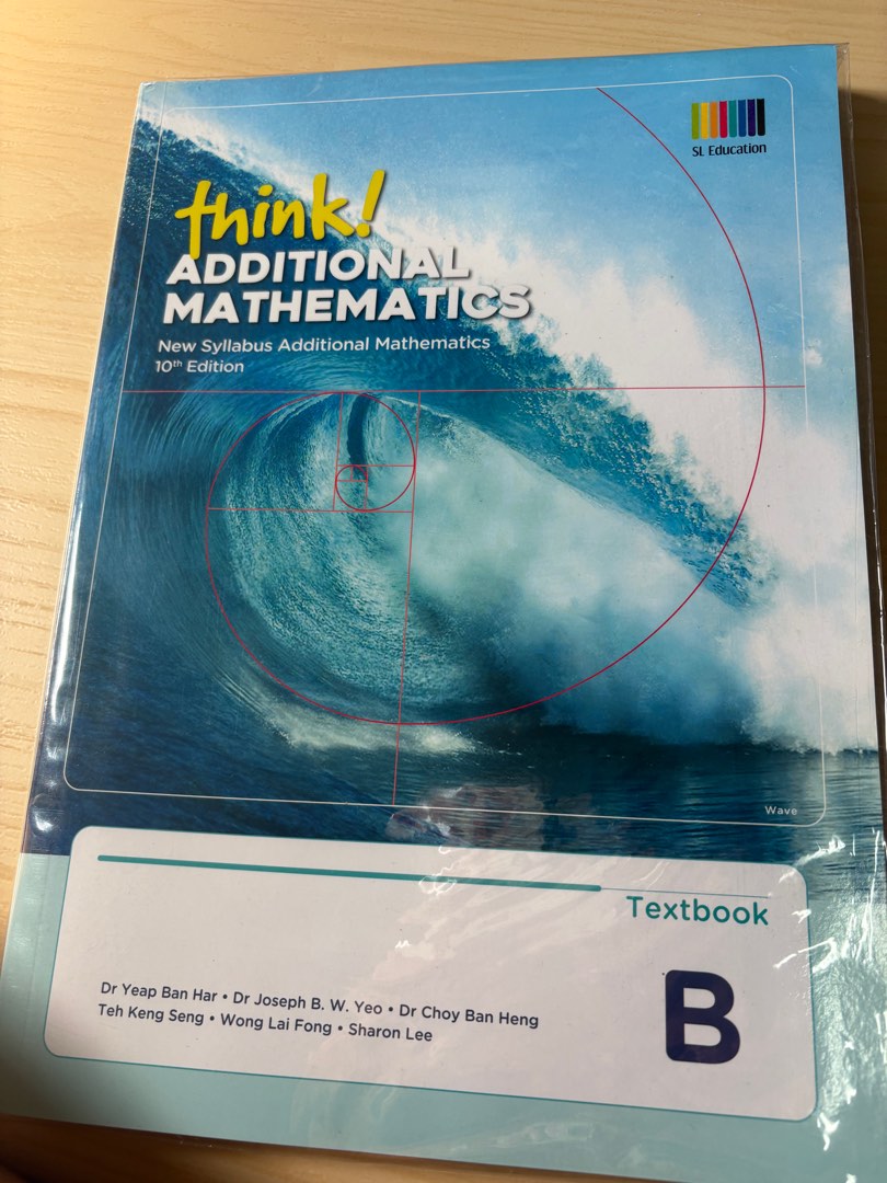 Think! Additional Mathematics Textbook B - 10th Edition, Hobbies & Toys ...