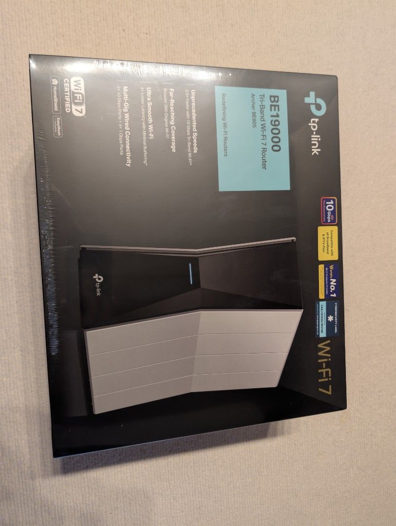 TP-Link Archer BE805 - BE19000 Tri-Band Wi-Fi 7 Router, Computers & Tech, Parts & Accessories ...