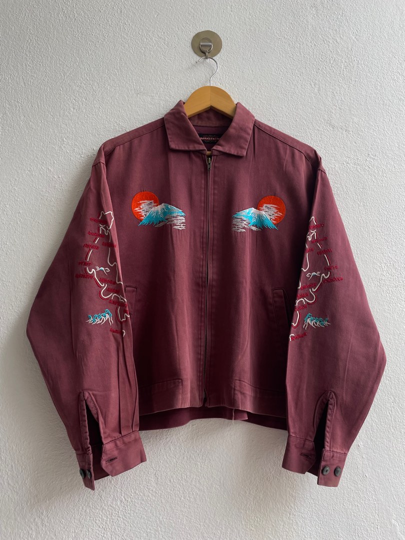 Vintage Tokyo Peppermint Souvenir Jacket, Men's Fashion, Coats, Jackets ...