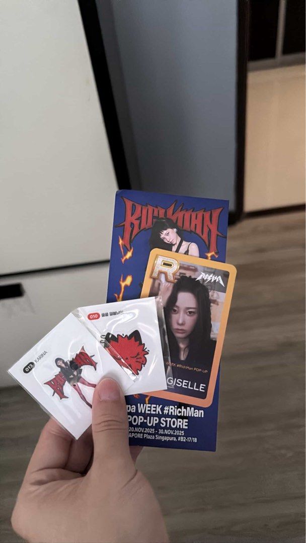 (WTT) aespa Rich Man Pop-Up Store, Hobbies & Toys, Memorabilia & Collectibles, K-Wave on Carousell