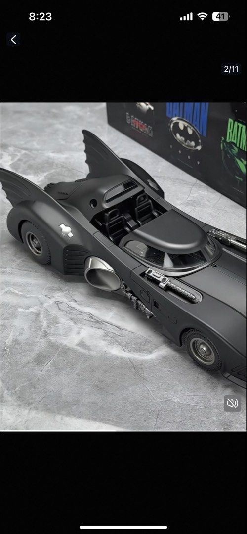 1989 Batmobile Diecast Model – 1:18 Scale (Brand New), Hobbies & Toys ...
