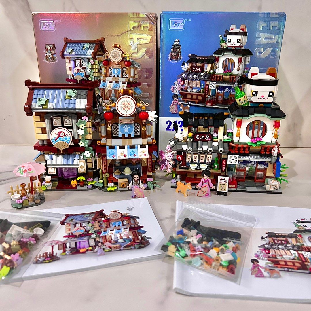 [1-for-$6/2-for-$8] LOZ Mini Building Bricks - Ancient Street Scene ...