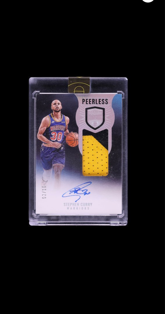 2021-22 Panini Eminence Stephen Curry Auto /10 Peerless Autograph Card ...