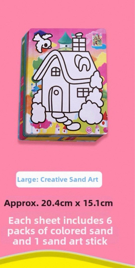 20 pcs/set Creative Sand Art Kit for Kids, Hobbies & Toys, Toys & Games ...