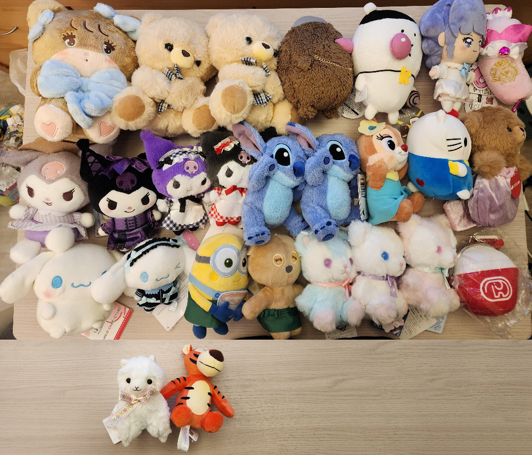 全新景品 Mikko characters 小熊 Latte / Taito 限定熊仔 Bear / Joke bear 自嘲熊 DJ ...