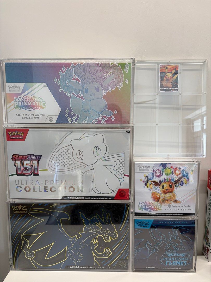 [Acrylic] Pokemon Japanese Booster Box - Pokemon and English Booster ...